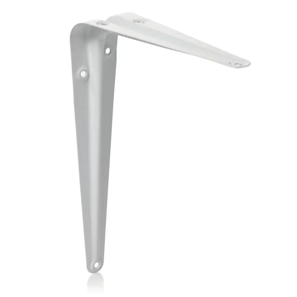 L Shelf Bracket 5 x 4 "(125 x 100mm) White | Netherwood Tools